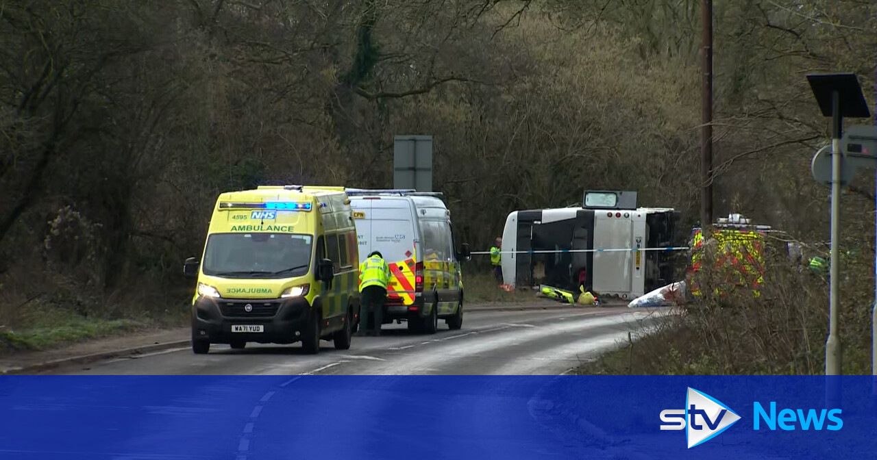 No fatalities after double-decker bus carrying 70 passengers crashes on ...