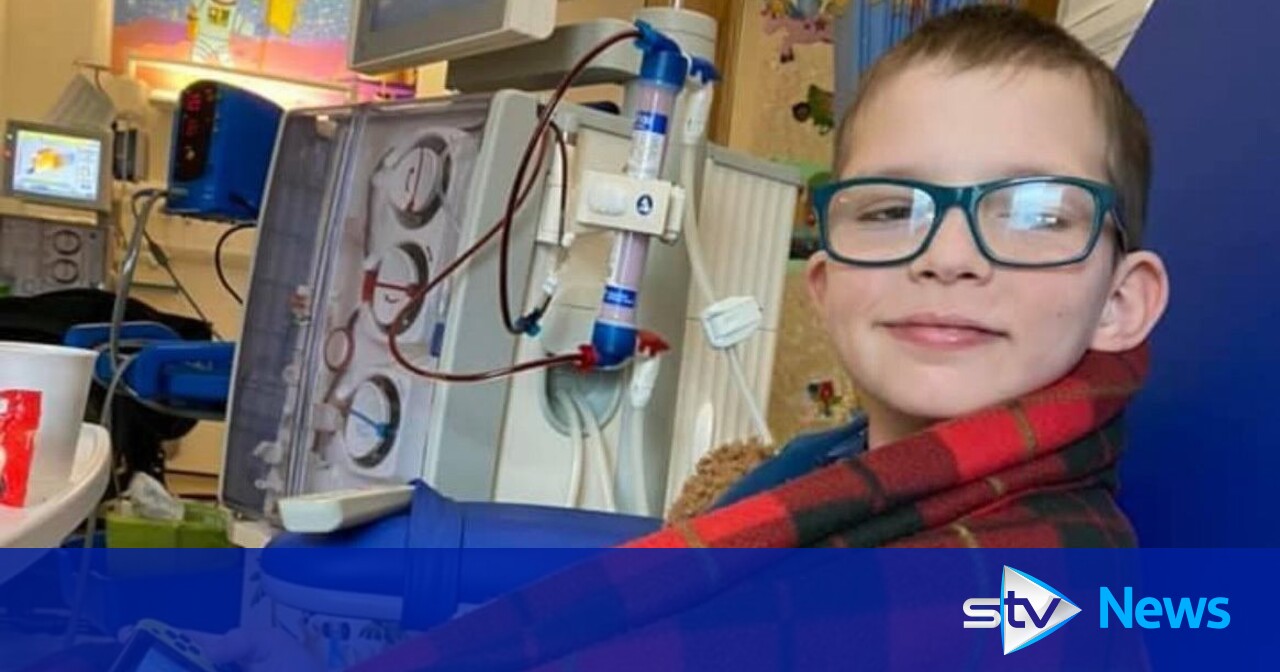 Boy with lifelong kidney issues undergoes transplant at Glasgow's Royal ...
