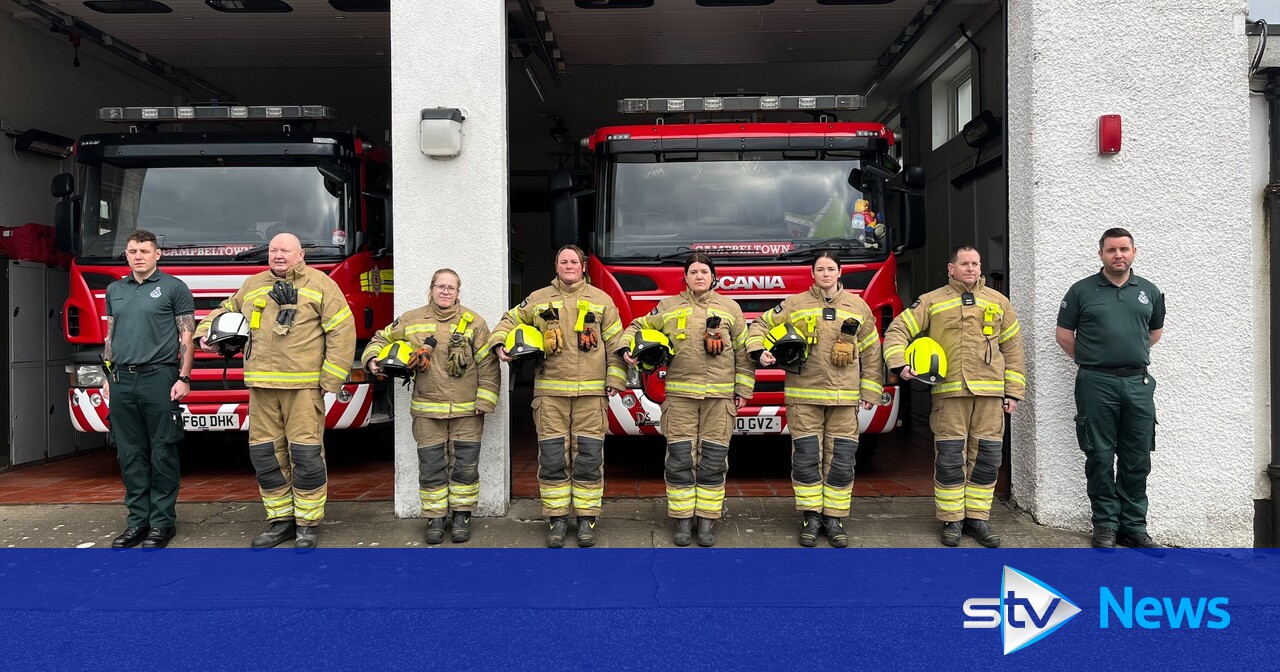 Firefighters pay tribute to colleague Barry Martin killed in Edinburgh ...