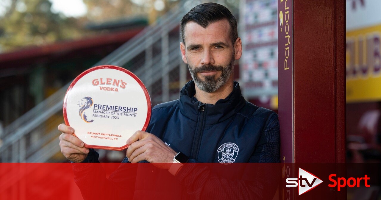 Motherwell boss Stuart Kettlewell wins February Manager of the Month ...