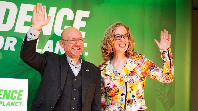 Scottish Greens co-leaders Lorna Slater and Patrick Harvie to keep ...