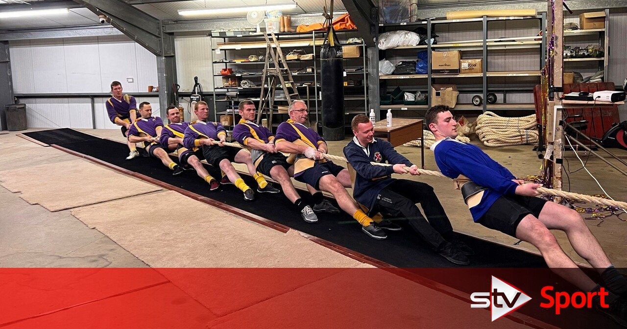 Ayrshire Tug of War Club: Ronnie Charters learns the ropes with one of ...