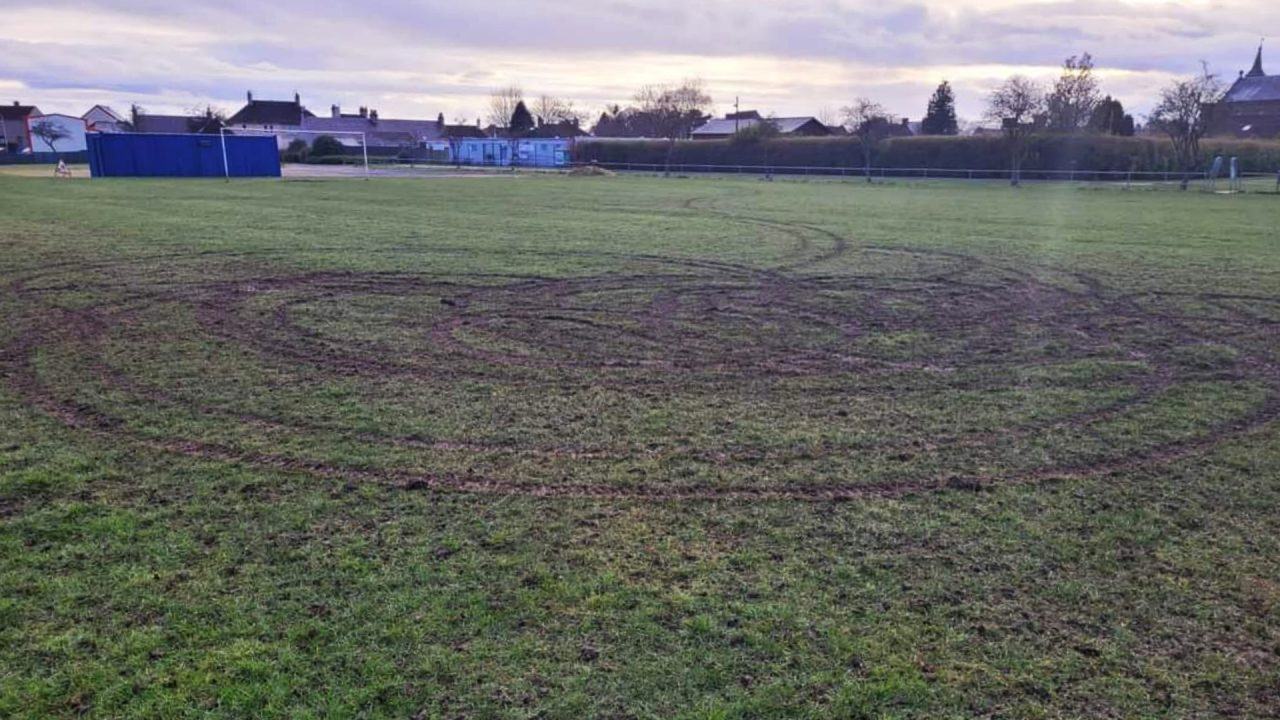 Vandals destroy Kennoway kids football pitches with quad bikes in Fife ...