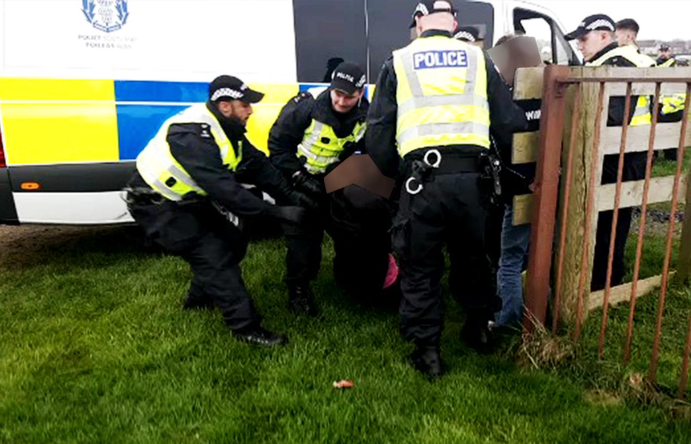 Scottish Grand National protest sees 24 animal rights activists ...