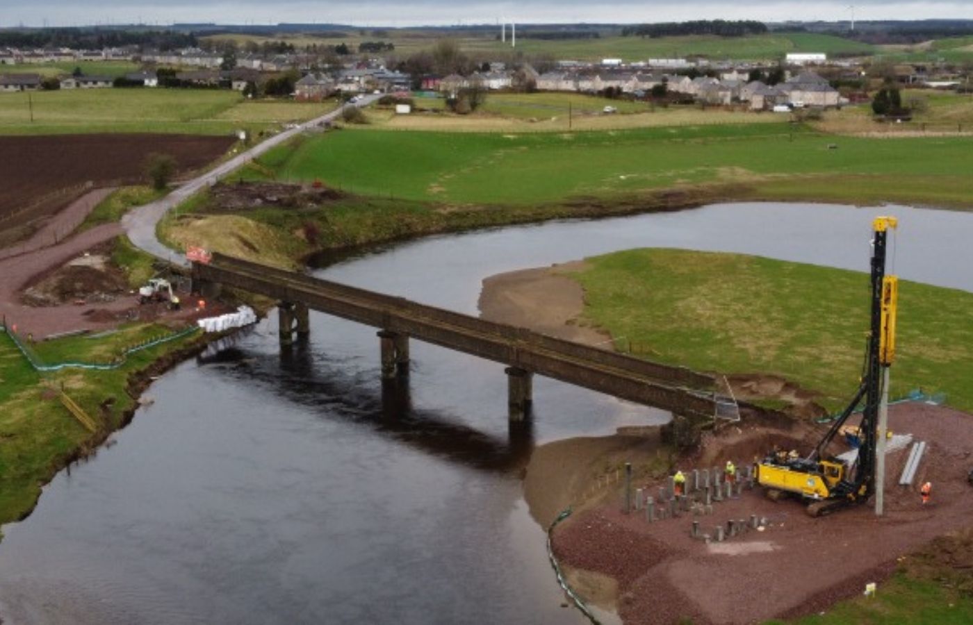Work begins on £7.4m replacement of Clyde Bridge, South Lanarkshire ...