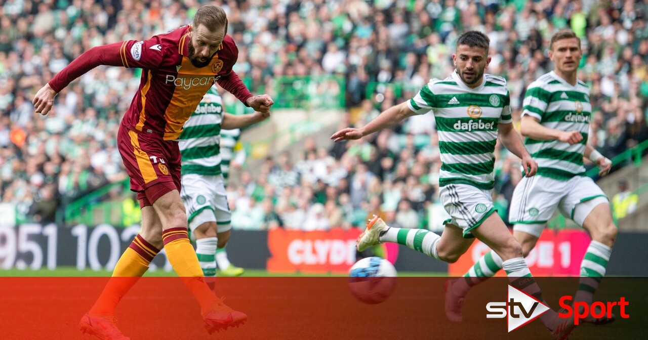 Celtic’s winning run halted by Motherwell as in-form Kevin van Veen ...
