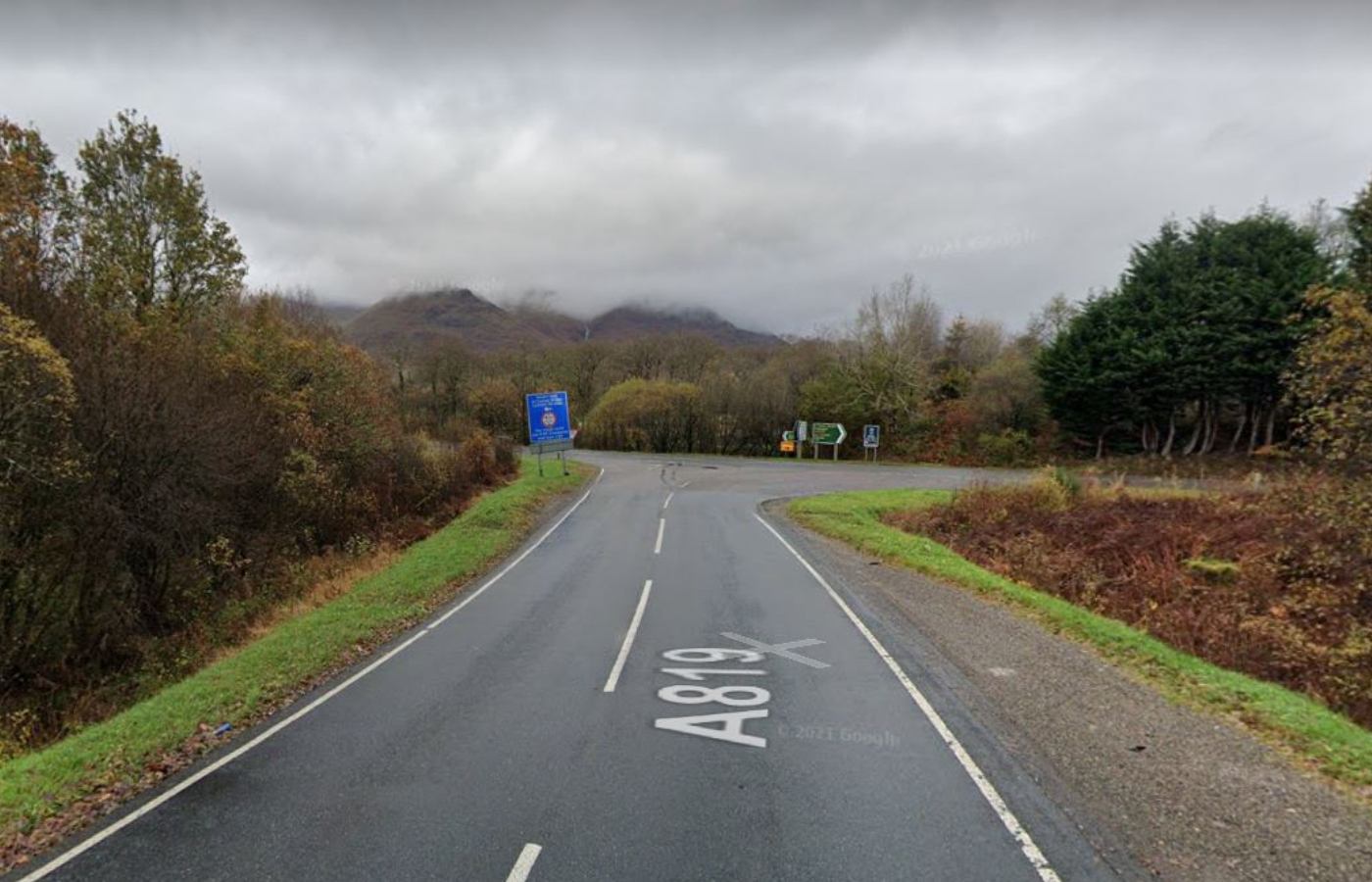 Driver in Oban hospital after hit and run on A819 near Dalmally as ...