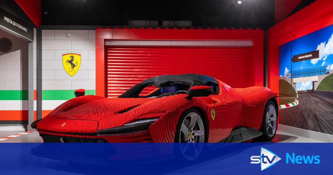 Life-size Lego model of luxury Ferrari Daytona sports car unveiled ...