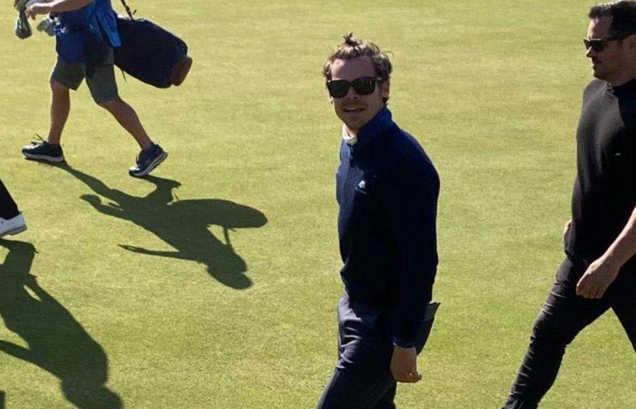 Harry Styles spotted golfing at St Andrews Old Course before Edinburgh ...