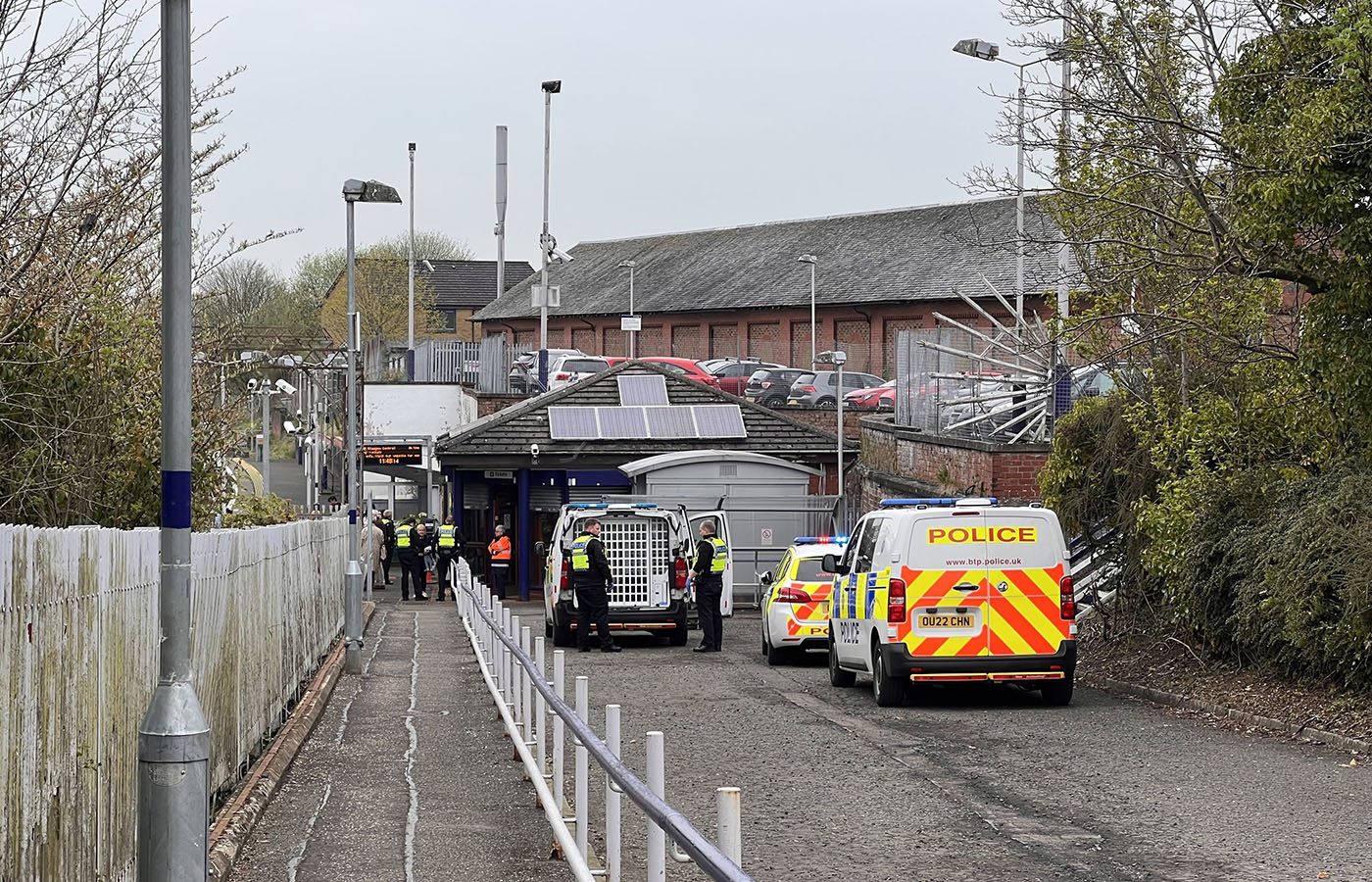 Man 'causing antisocial behaviour on train' arrested at Neilston ...