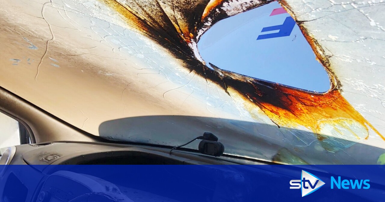 Shocking image shows aftermath after sunglasses on dashboard spark car ...