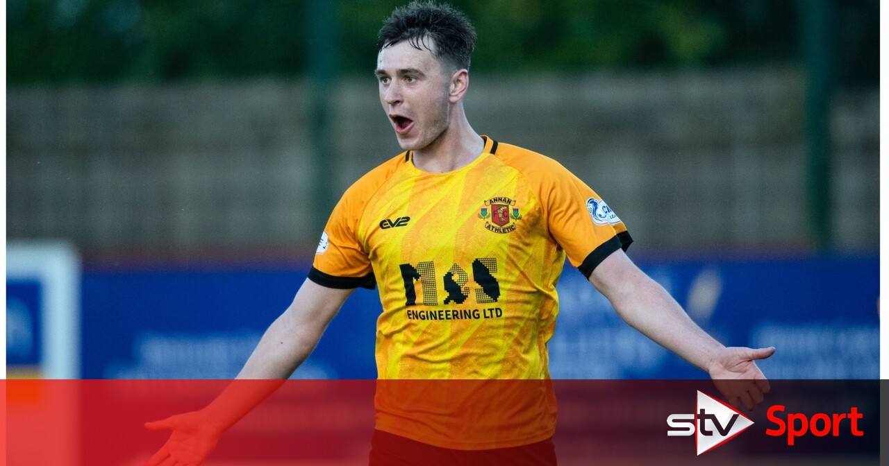 Max Kilsby’s brace helps Annan to first-leg victory against Clyde | STV ...