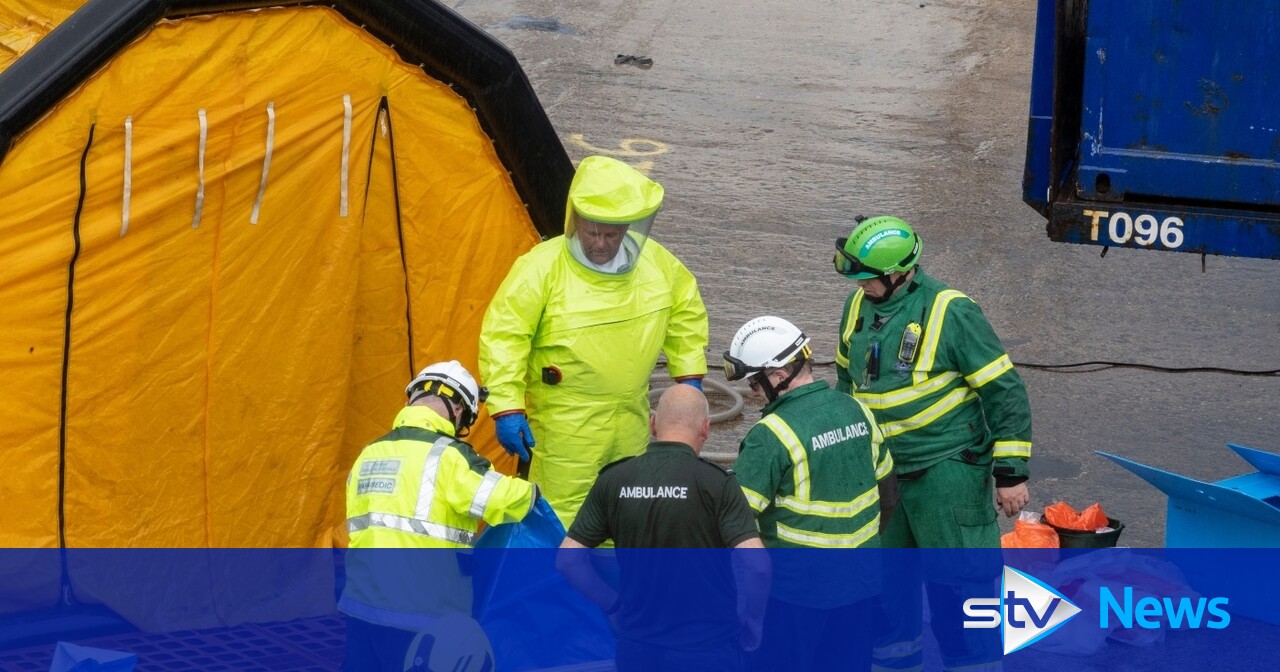 Five people hurt in explosion at Asco offshore supply base in Peterhead ...