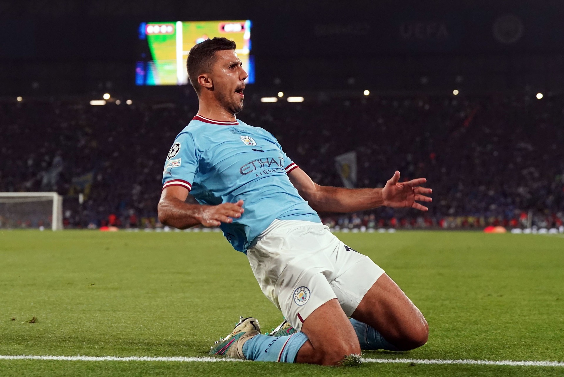 Manchester City win treble as Rodri fires superb winner against Inter ...
