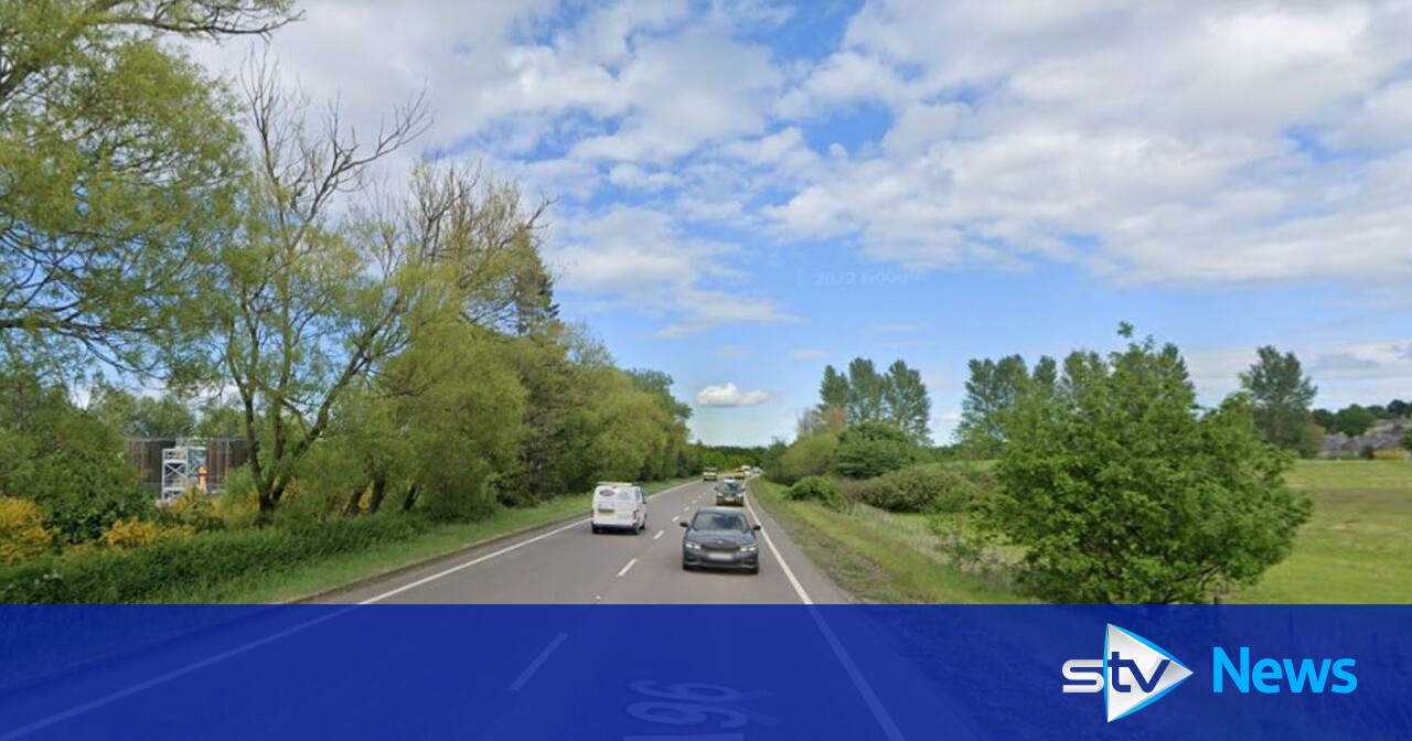 Early morning two-car crash on A96 near Forres blocks major road as ...