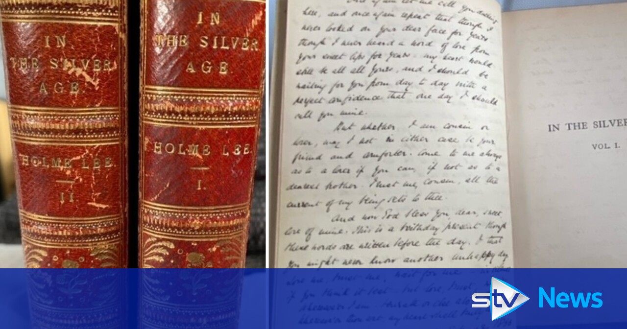 Mystery love letter found in 159-year-old book by Edinburgh charity ...