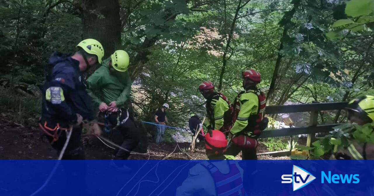 Perthshire teenager who fell into gorge sparks two-hour mountain rescue ...