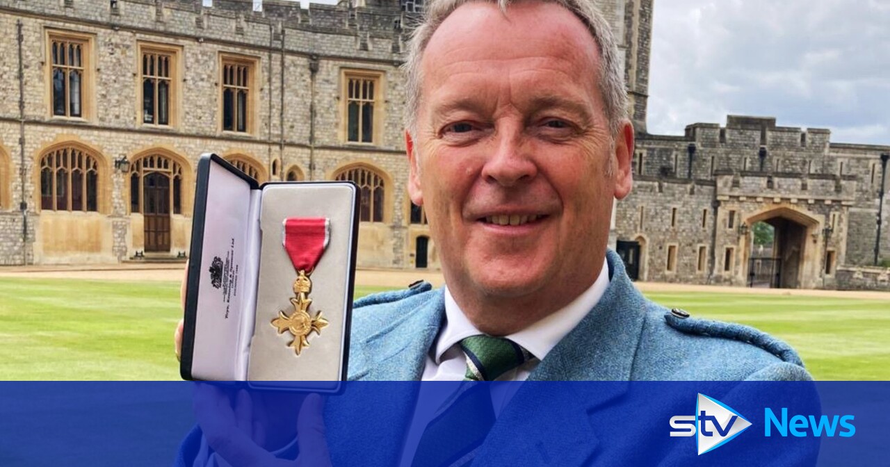 Former STV News reporter Mike Edwards receives OBE for charity work ...