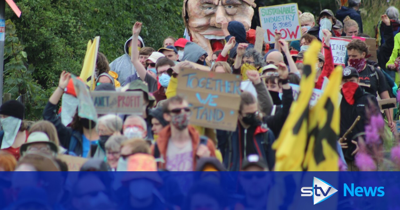 Five arrests after climate protest at Ineos oil refinery at Grangemouth ...