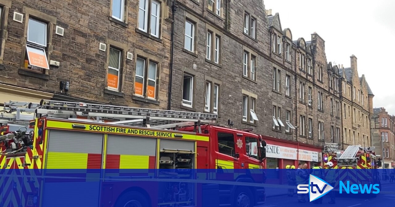 Edinburgh Gorgie Road flat fire leaves 20 treated by paramedics after ...
