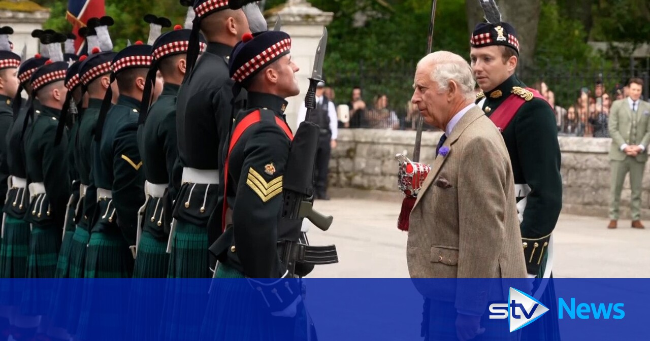 King Charles officially welcomed to Balmoral with guard of honour for ...