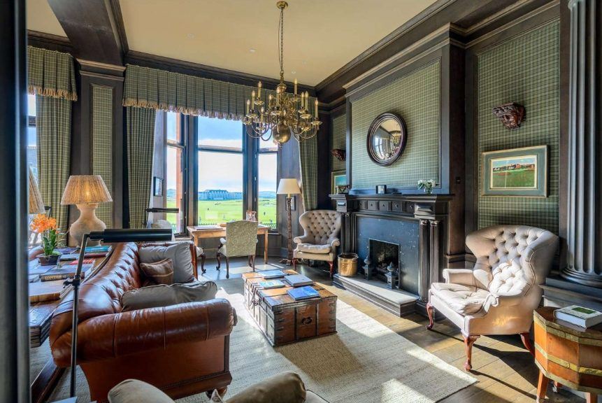 A look inside Scotland's most expensive flat overlooking the Old Course ...