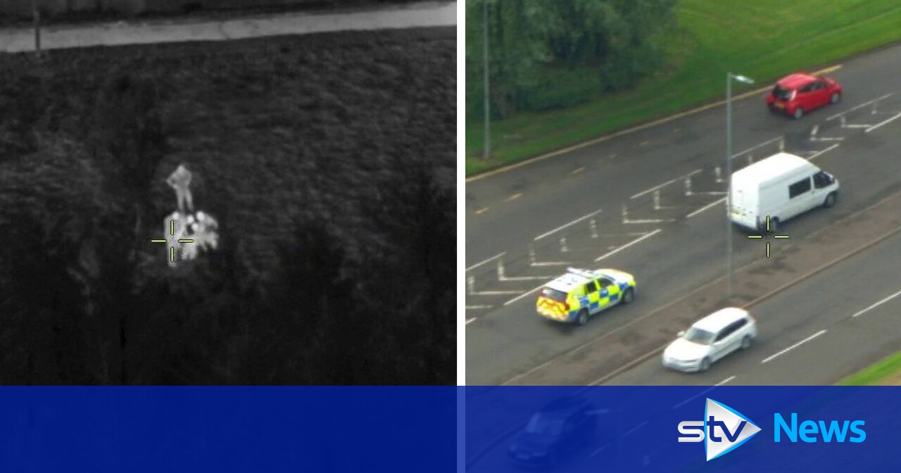 Driver that 'led police in car and helicopter chase' from Wishaw to ...