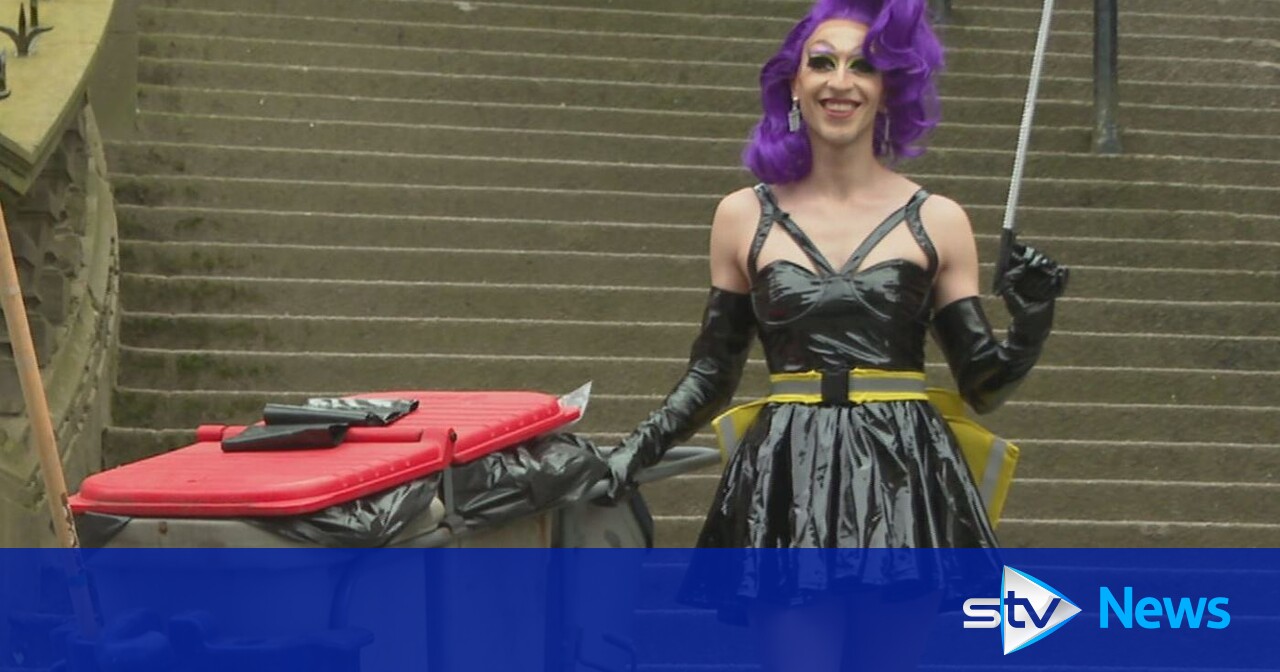 Bin man turned drag queen Joe Leather supports refuse collectors ahead ...