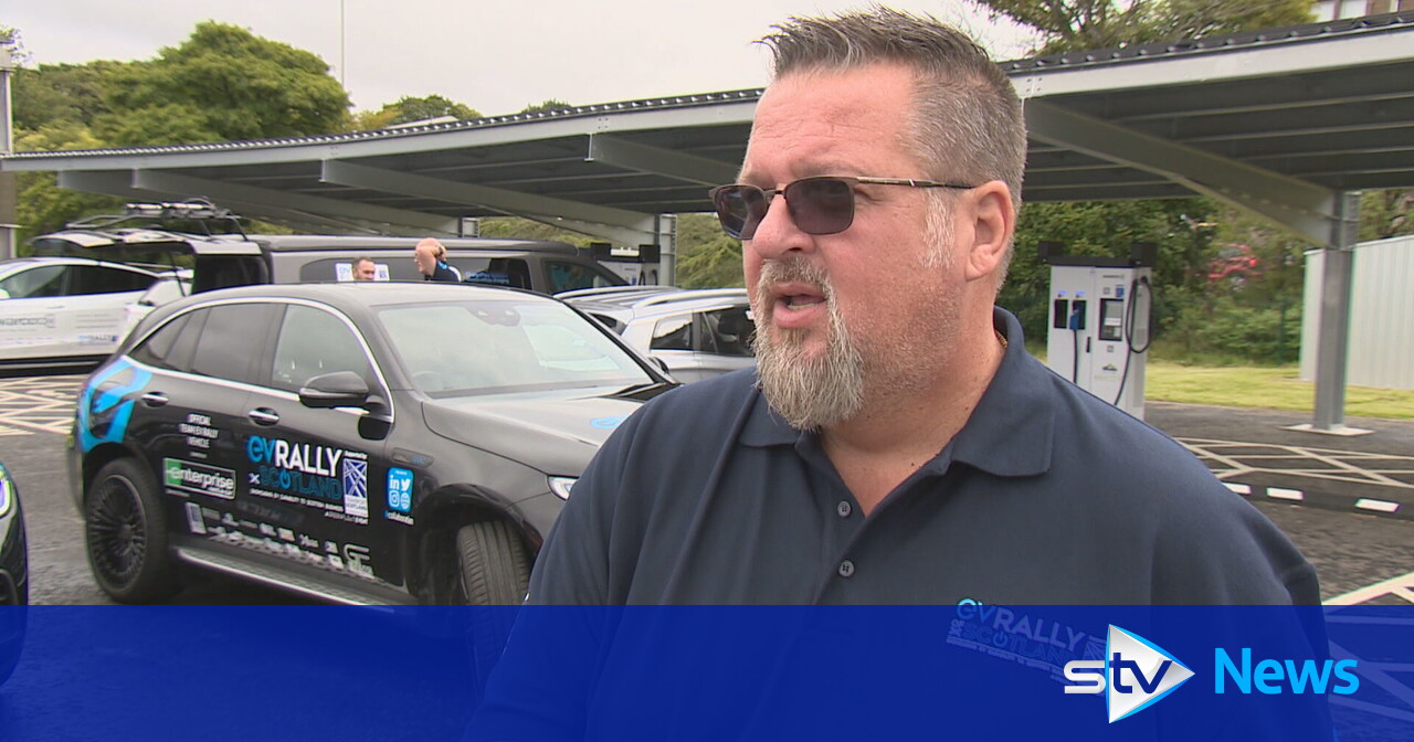 EV Rally: Electric vehicles take part in 600-mile rally across Scotland ...