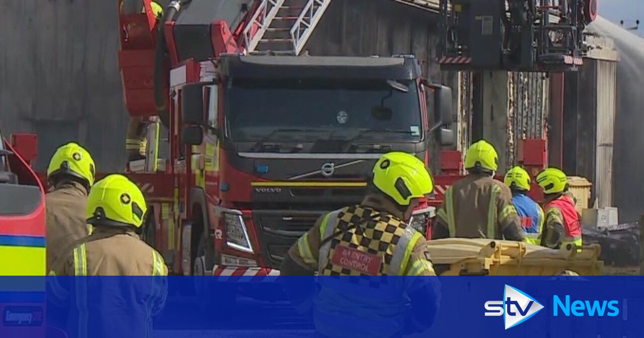 Fearn Industrial Estate in Tain on fire as crews rush to reports of ...