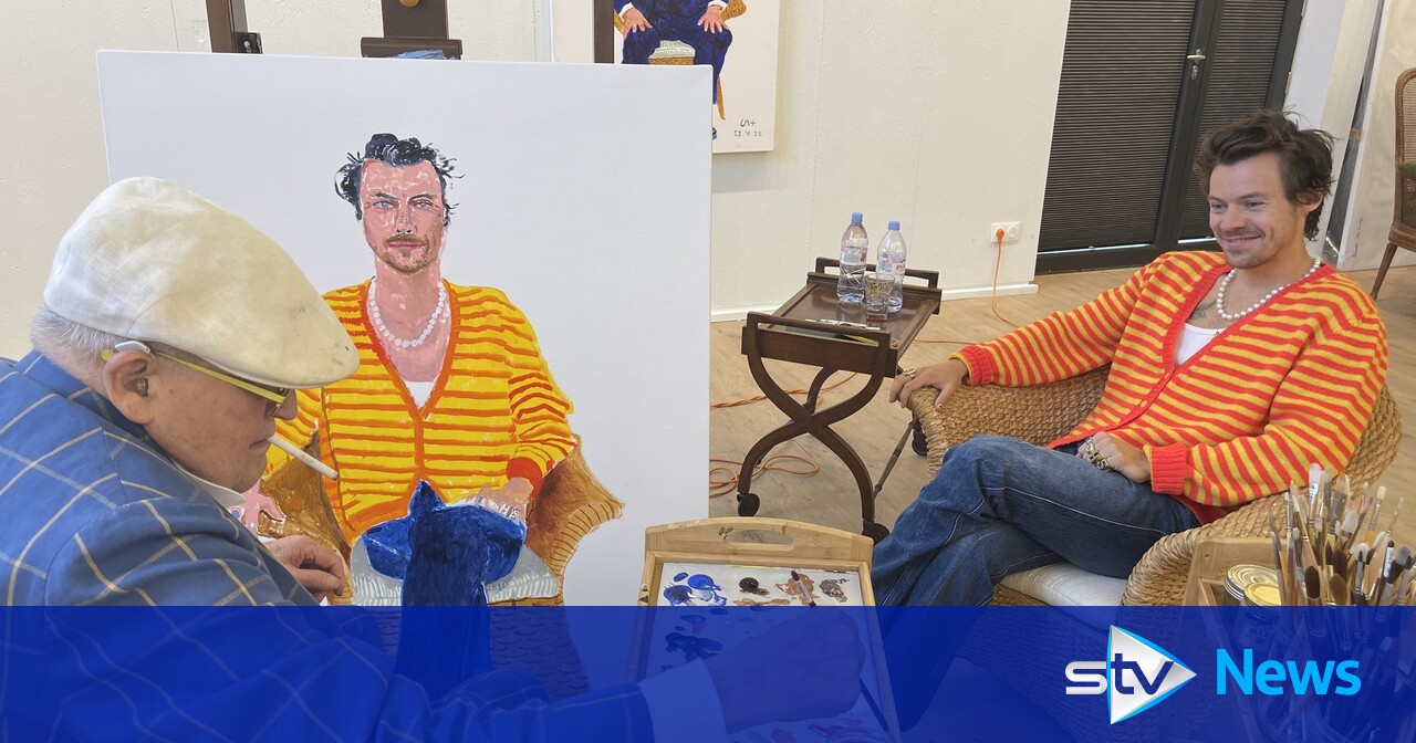 Painting of Harry Styles by artist David Hockney set to go on display ...