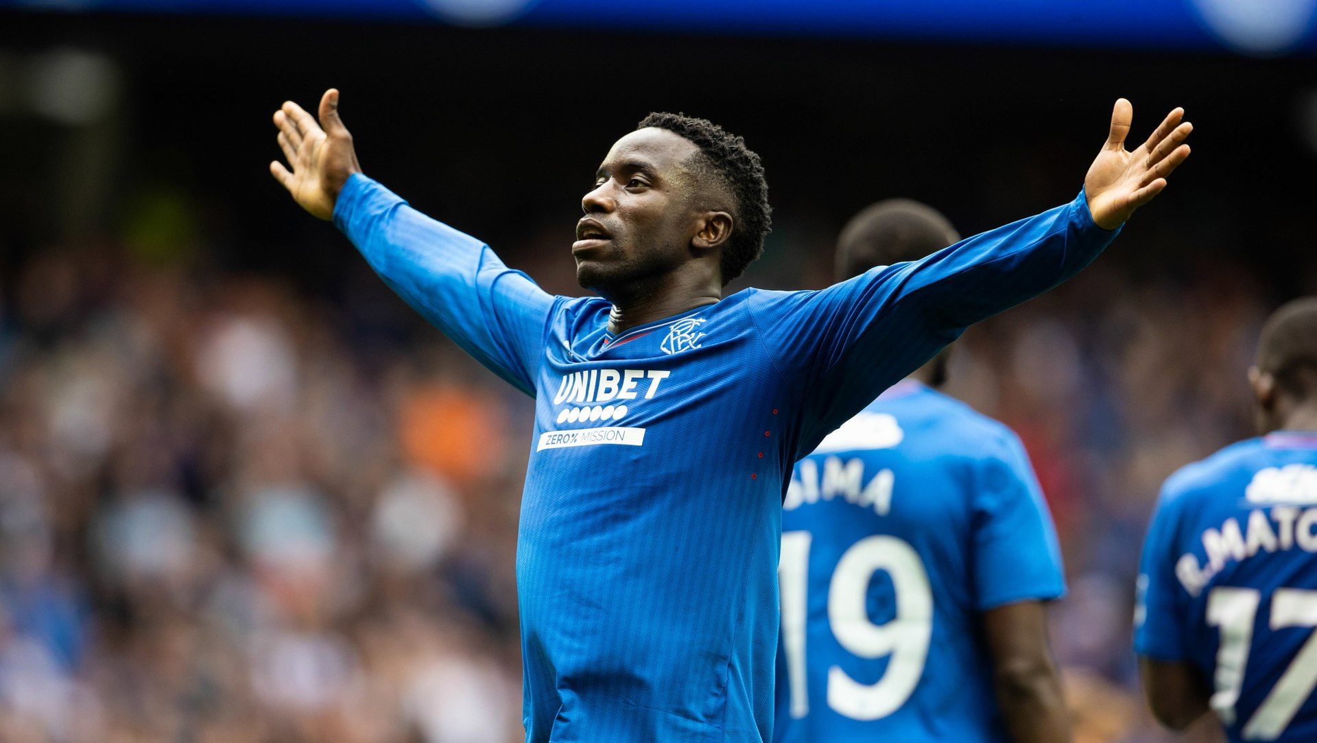 Fashion Sakala says emotional farewell to Rangers fans as he leaves for ...