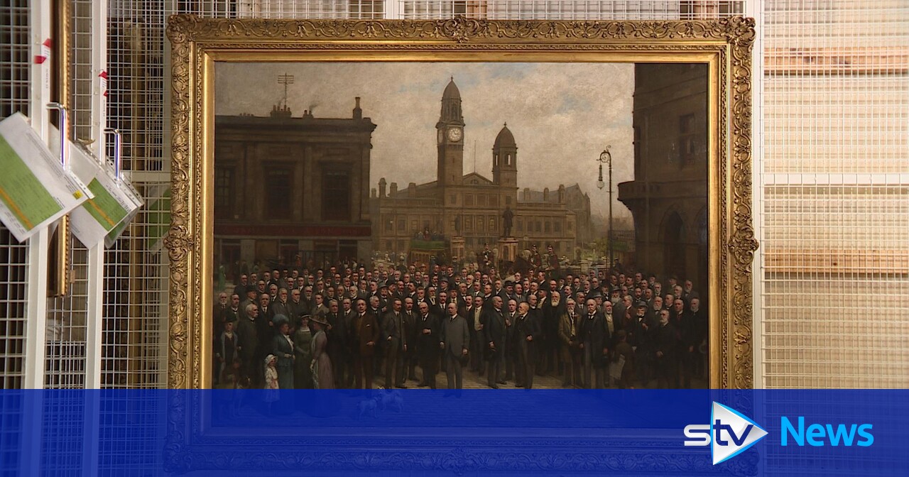 Historic Paisley painting saved after 225 hours of restoration work ...