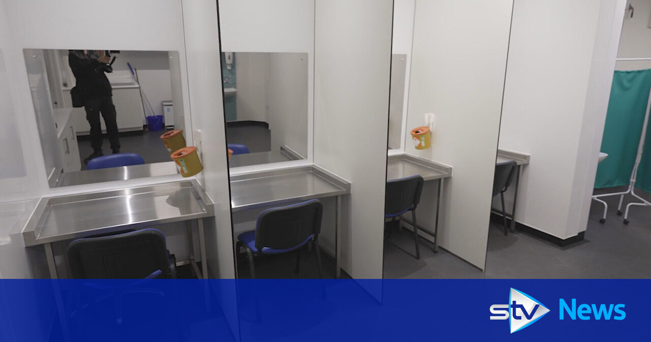 UK's first drugs consumption room opens in Glasgow | STV News