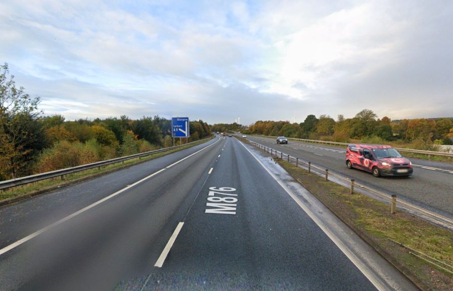 M9 closed in both directions at junction seven after 'concern for a ...
