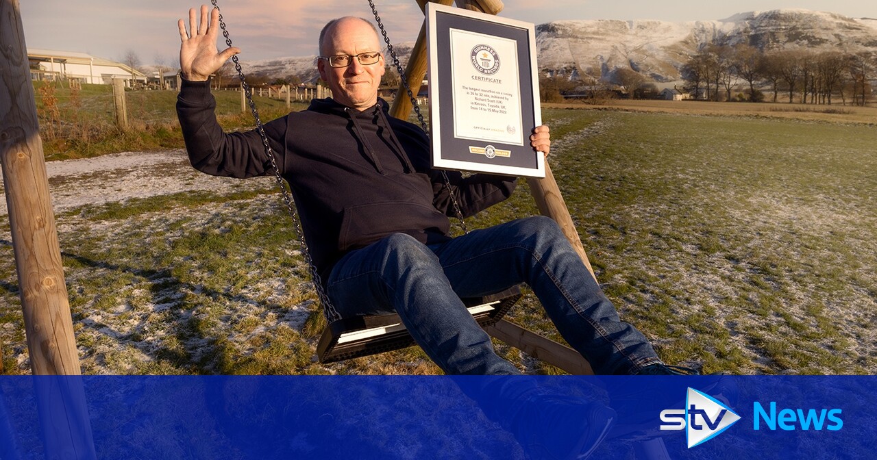 Kinross man's longest marathon swing among records in new Guinness ...
