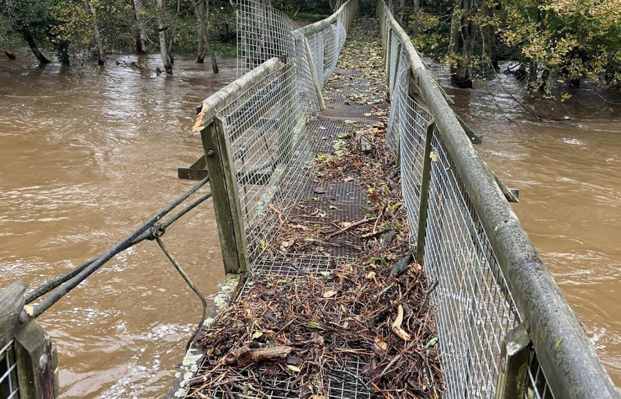 Landmark 'Shakin Brig' suspension bridge in Edzell badly damaged by ...