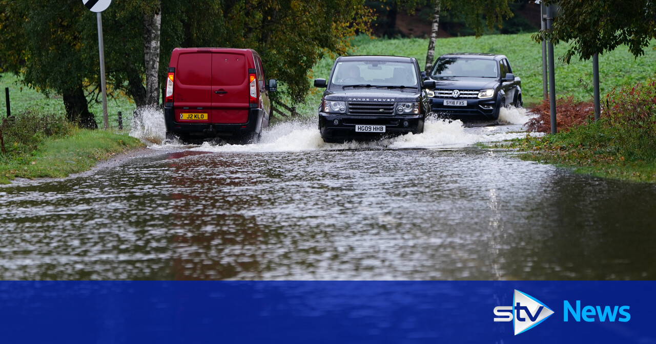 Met Office yellow warning for heavy rain in force across parts of ...