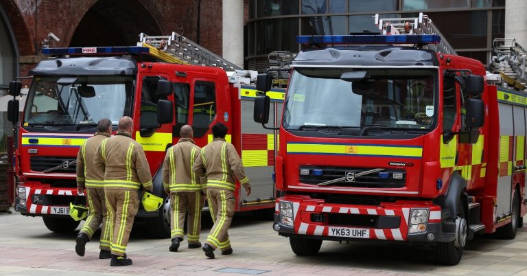 Fire crews urge children to stay away from 'extremely dangerous' Shotts ...
