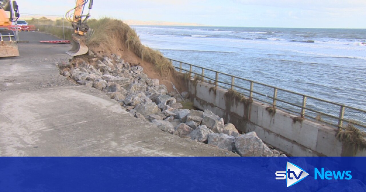 Montrose coastal erosion 'critical' as parts of promenade collapse ...