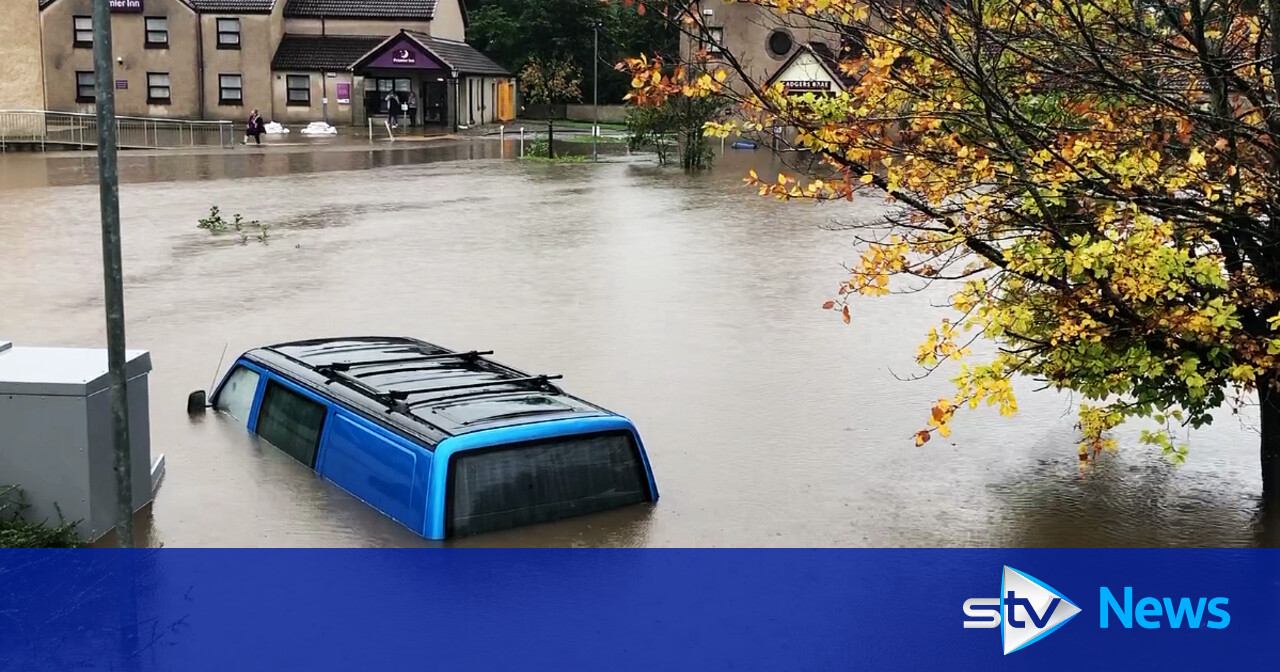 Second storm of season to batter Scotland with extreme rain and wind as ...