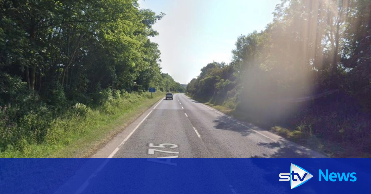 Van driver dies following crash with lorry on A75 near Newton Stewart which closed road ...