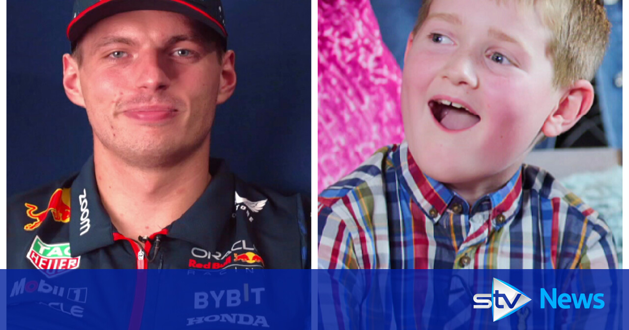 F1 champion Max Verstappen surprises nine-year-old cancer survivor ...