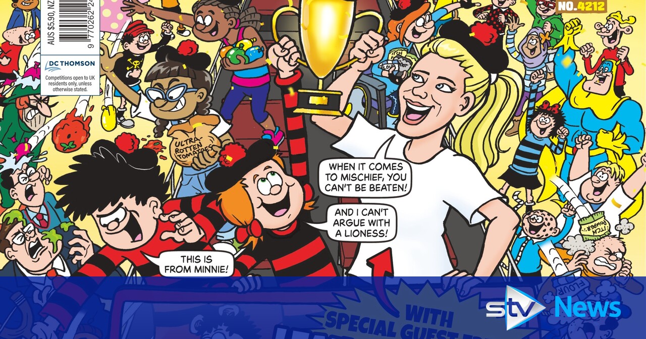 Lioness Leah Williamson guest-edits Beano to mark Minnie the Minx 70th ...