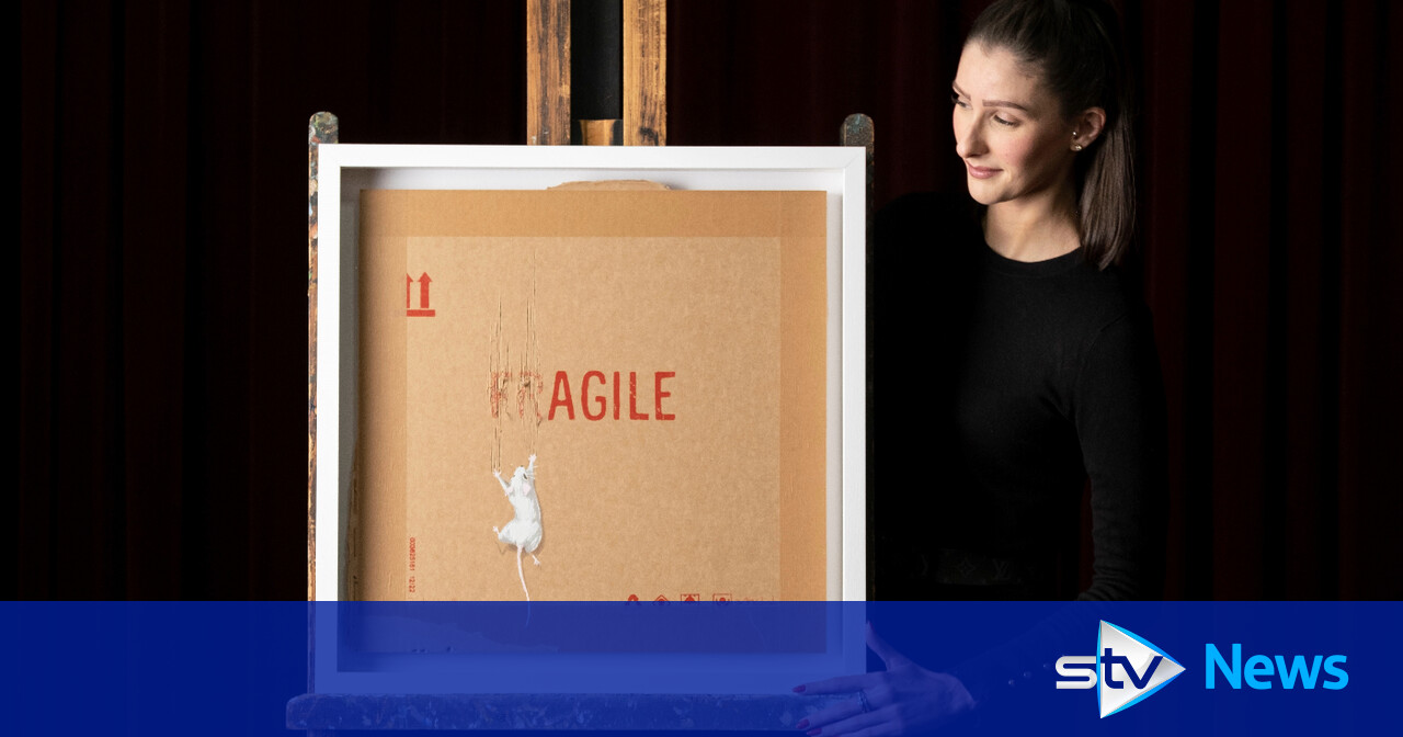 Rare Banksy artwork could fetch £60,000 at McTear's auction house in ...