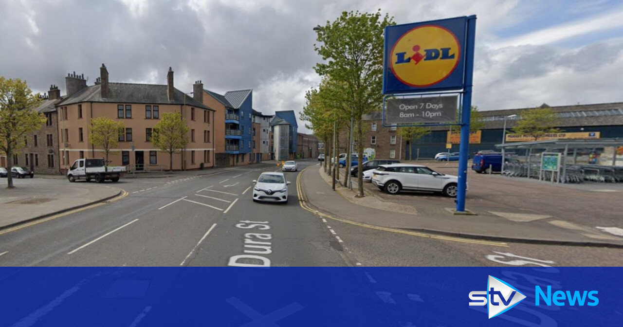 Man hospitalised after being found injured on Dundee street near Lidl ...