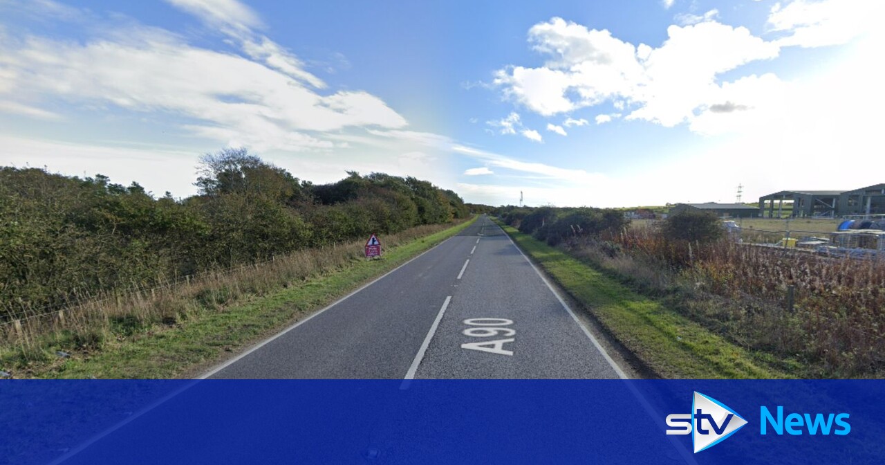 Lorry driver arrested after man dies following A90 crash near Crimond, Aberdeenshire | STV News