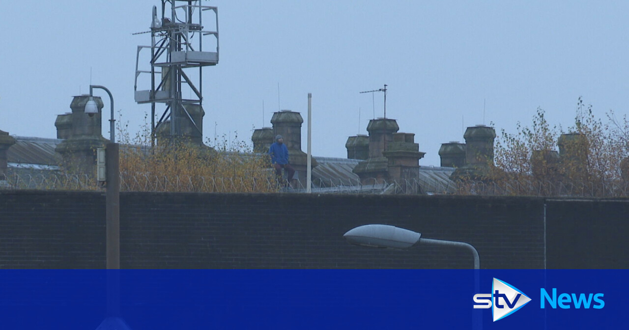 Prisoner back in custody after 'throwing tiles at officers' from ...