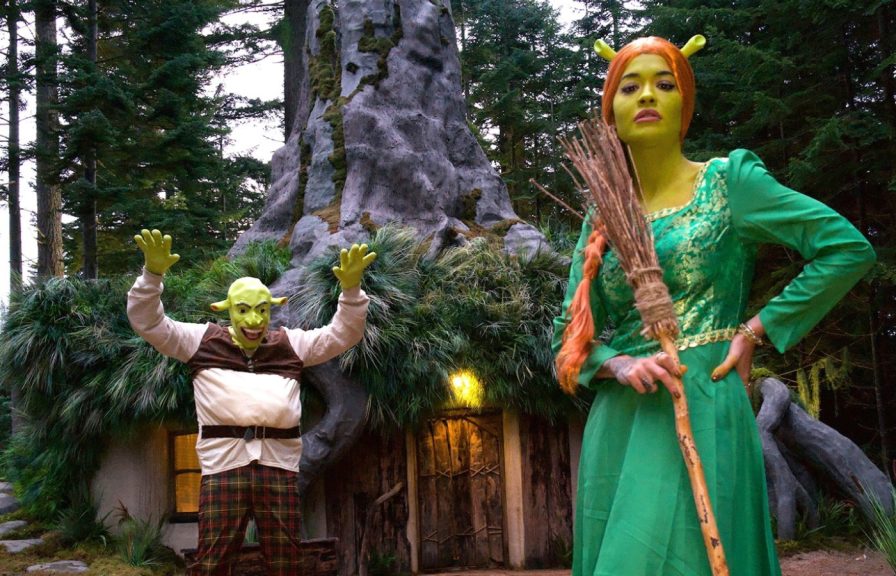 Rita Ora and Taika Waititi invade Shrek's Swamp in the Scottish ...