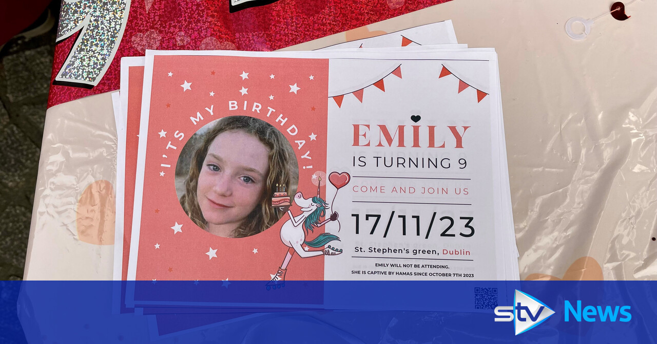 Irish-Israeli schoolgirl Emily Hand held hostage in Gaza released | STV ...